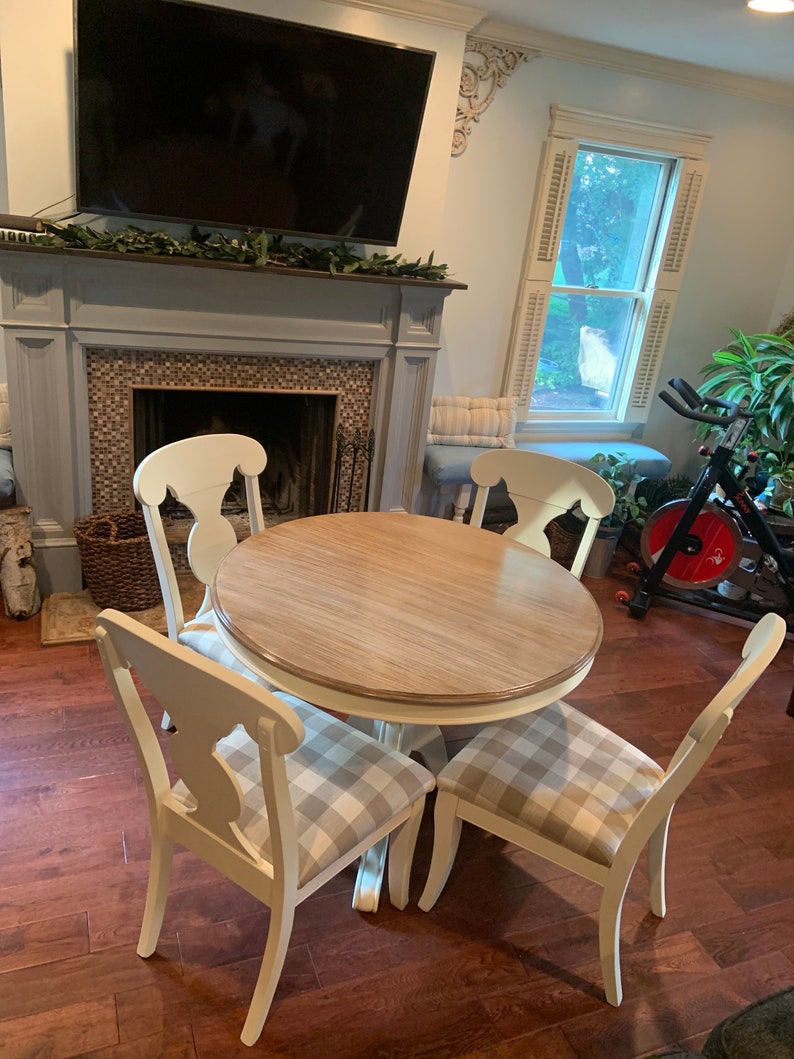 Cottage Farmhouse Country Cottage 5 Piece Dining Set - Etsy