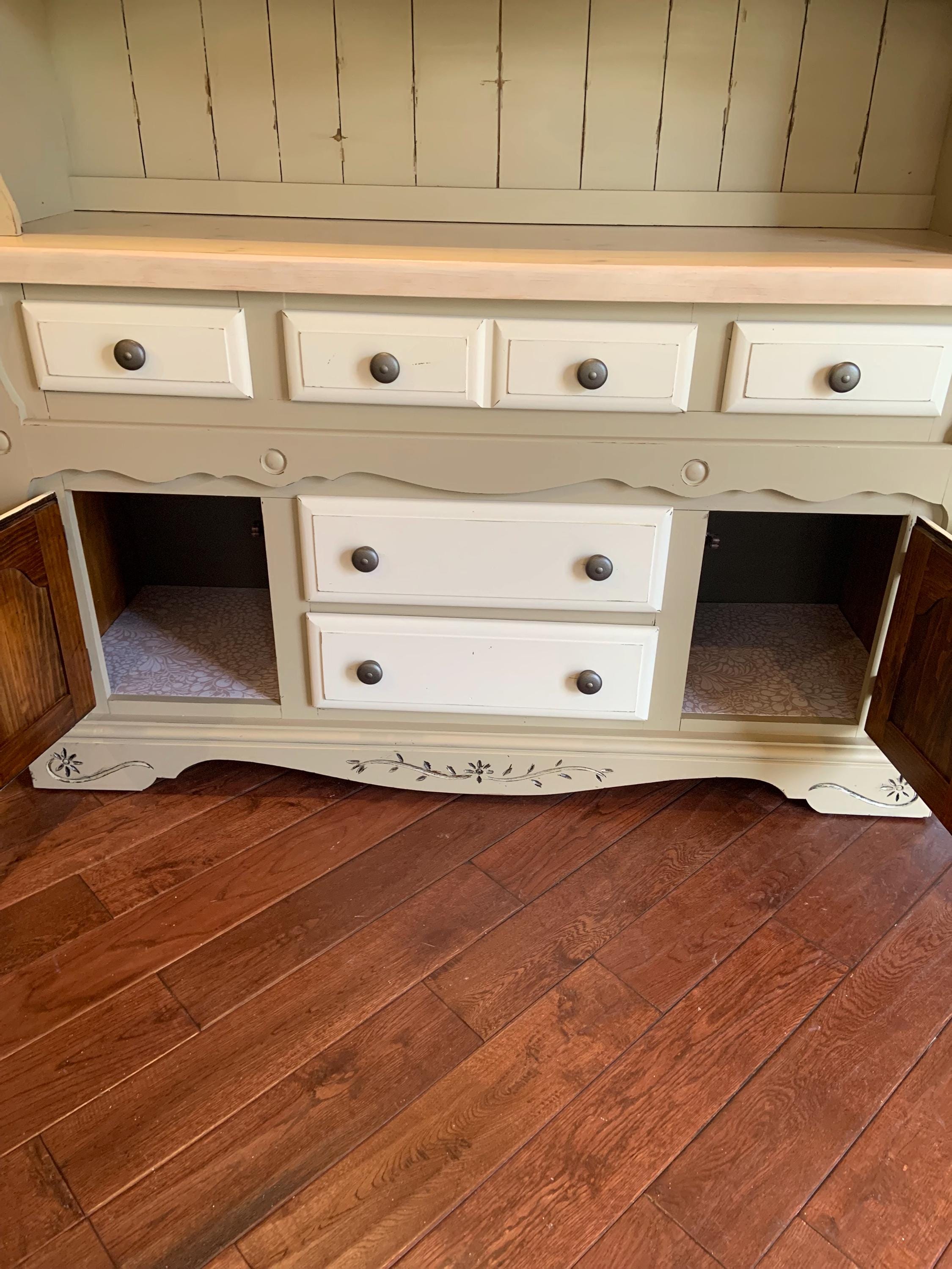 Farmhouse Cottage Hutch Buffet Server Sideboard Furniture - Etsy