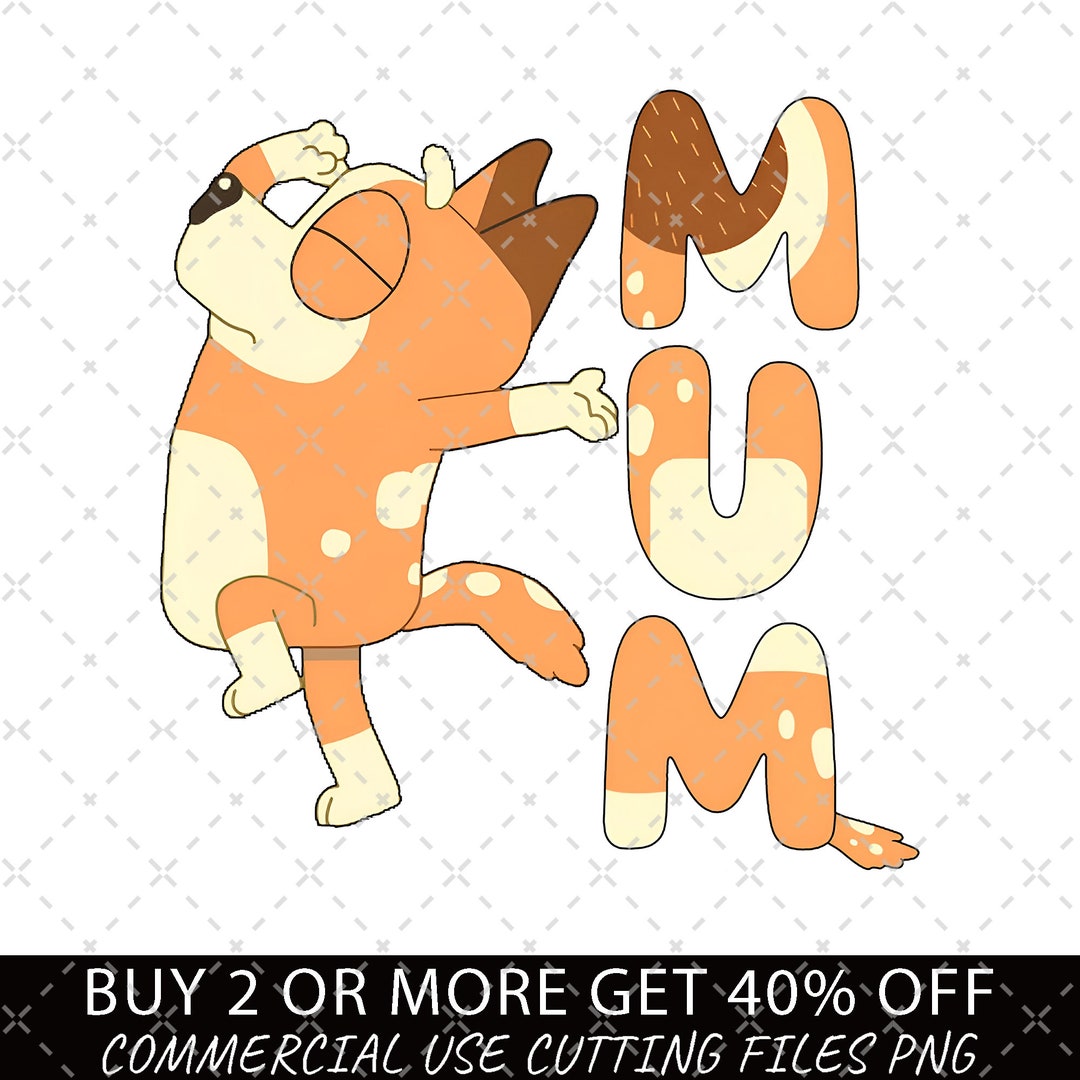 Bluey Chilli Mum PNG, Bluey Family Png, File decalcomanie, Adesivi in ...
