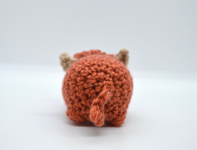 Crochet Mini Highland Cow keyring Option Available - Etsy UK