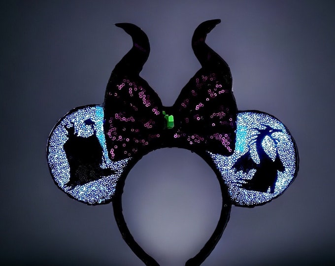Maleficent Ears, Mickey Mouse Ears, Minnie Ears, Disney Inspired Ears ...