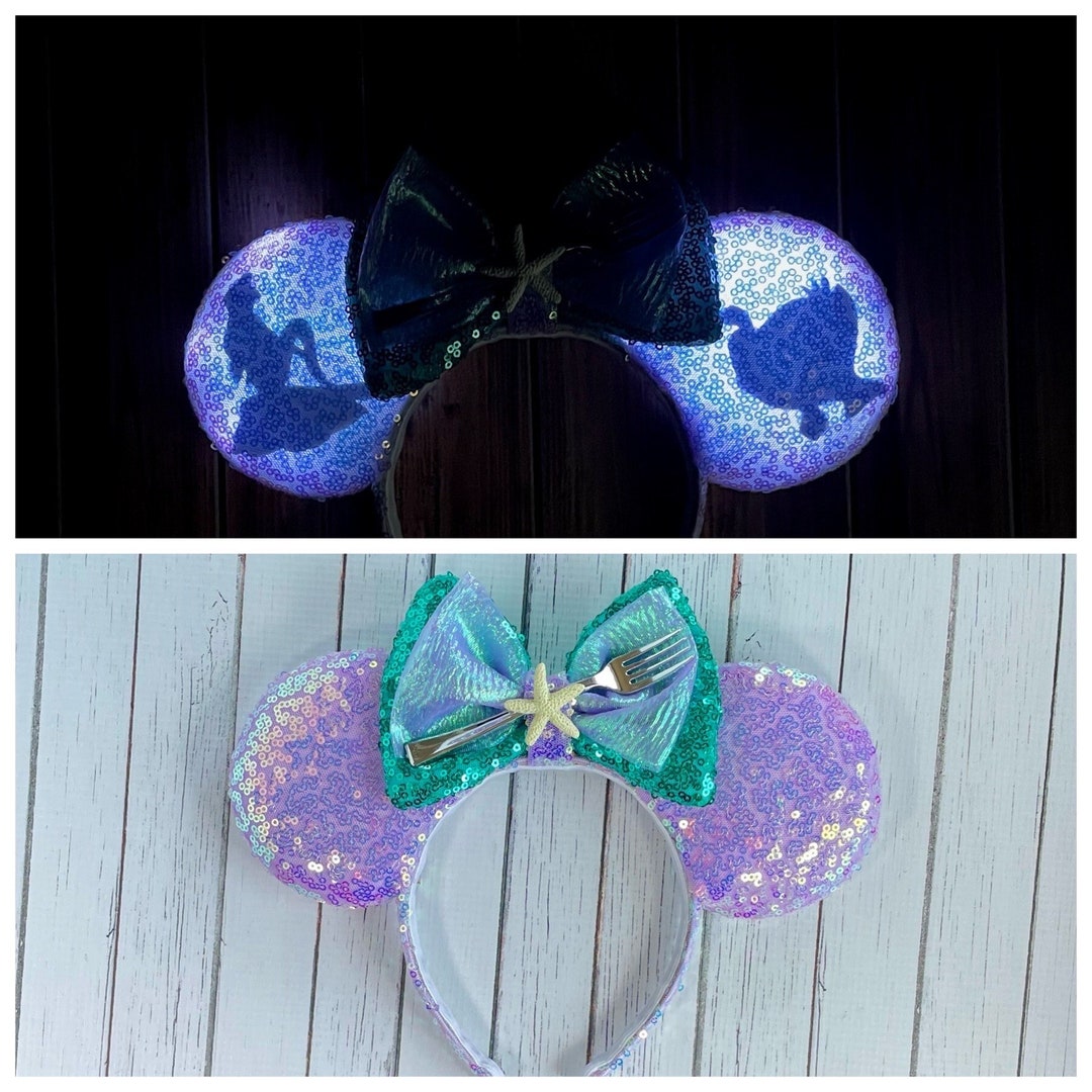 Little Mermaid Ears, Princess Ears, Ariel Ears, Flounder Ears, Minnie ...