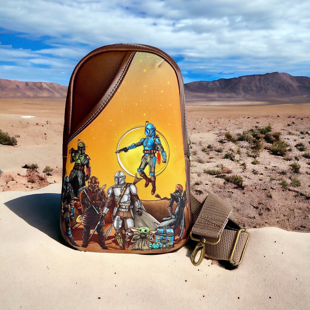 Mandalorian Sling Bag, Star Wars Bag, Star Wars Crossbody, Mandalorian ...