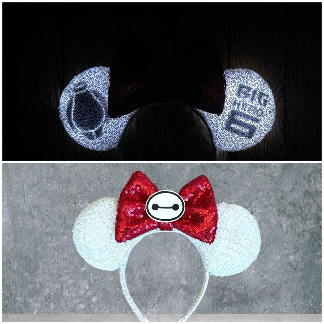 Baymax Ears Baymax Disney Inspired Ears Big Hero Ears Big - Etsy