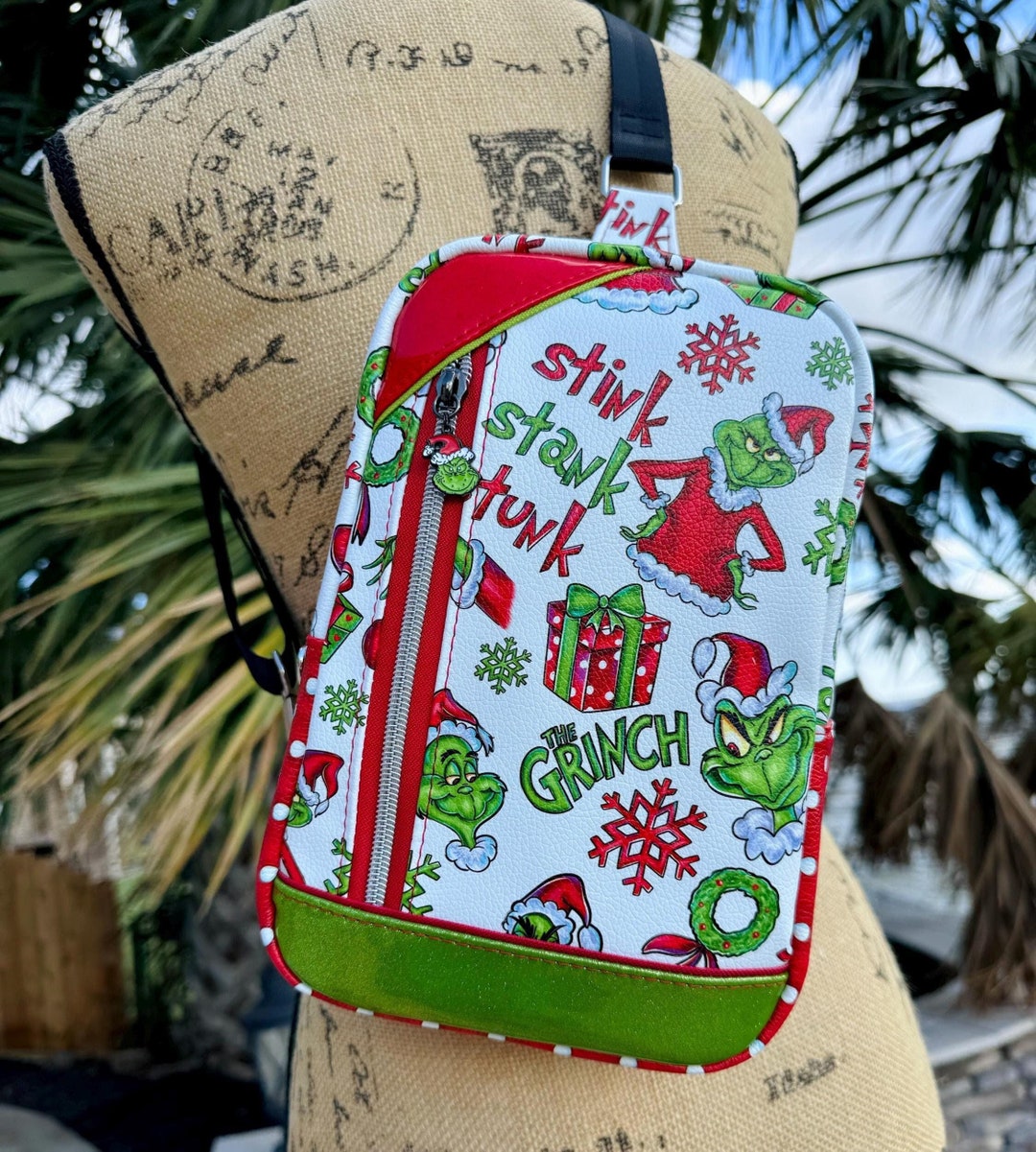 The Grinch Sling Bag, Grinch Purse, the Grinch Who Stole Christmas ...