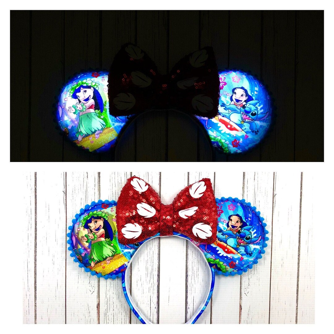 Lilo and Stitch Ears, Lilo Ears, Stitch Ears, Minnie Mouse Ears, Lilo ...