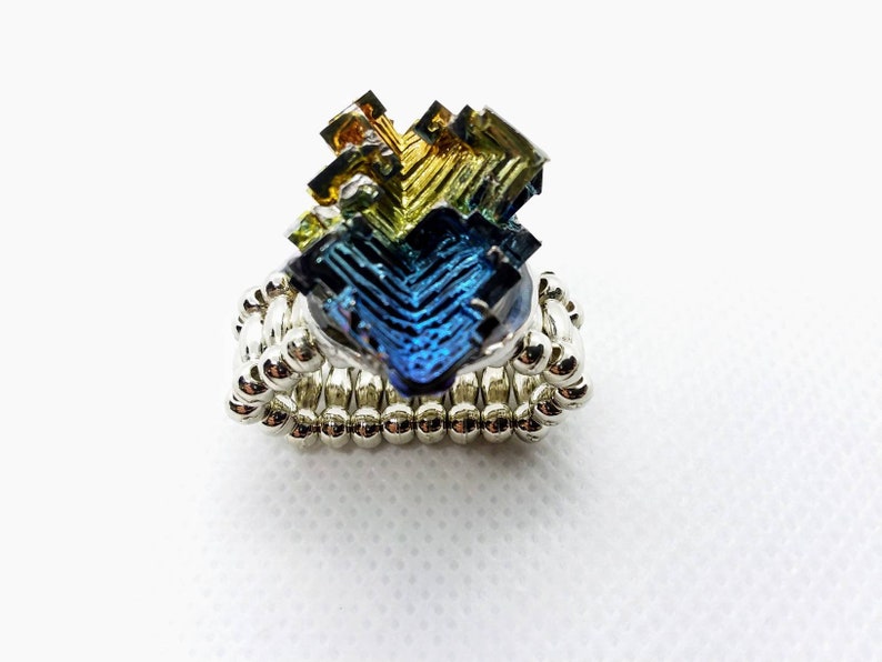 Bismuth Crystal Ring in Picture - Etsy
