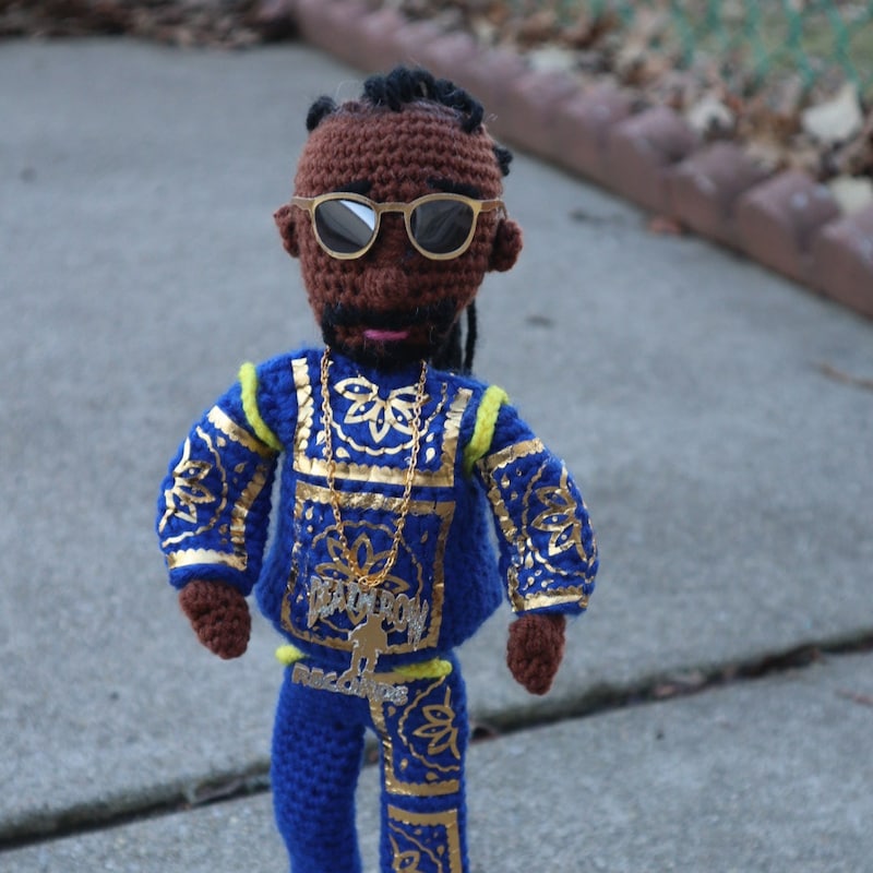 Snoop Dogg Crocheted Emotional Support Doll - Etsy