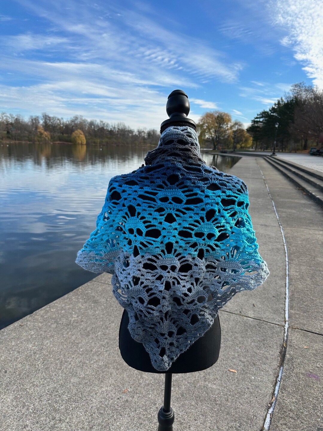 Lost Souls Skull Shawl - Etsy