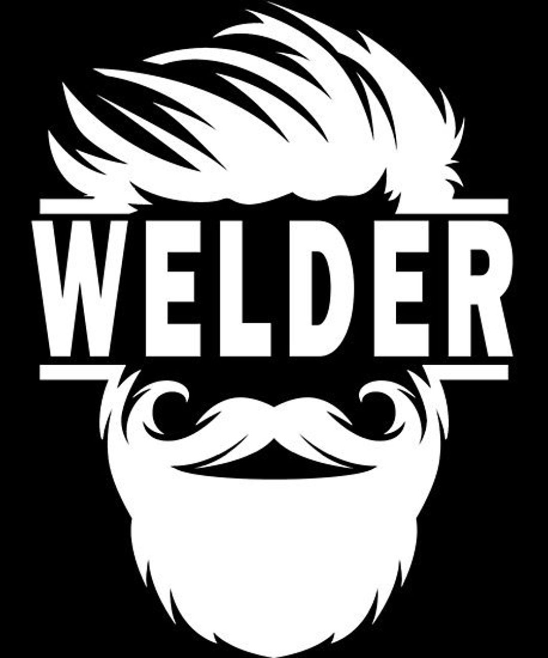 Welder Decal White Choose Size - Etsy