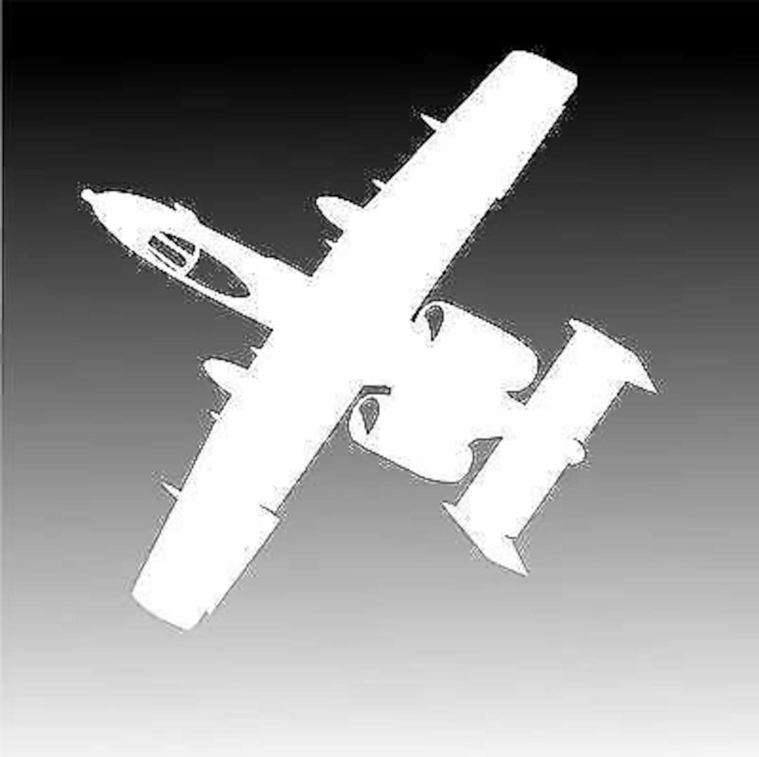 A10 Warthog Die Cut Decal - Etsy