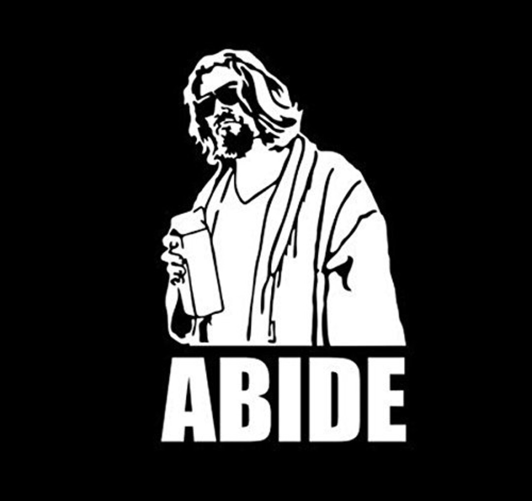 Big Lebowski the Dude Decal White Choose Size - Etsy