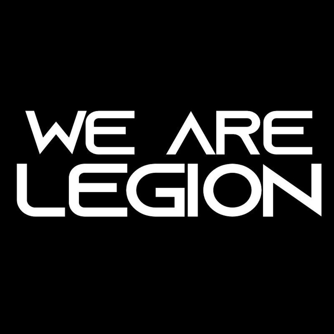 We Are Legion Anonymous Decal White Choose Size - Etsy