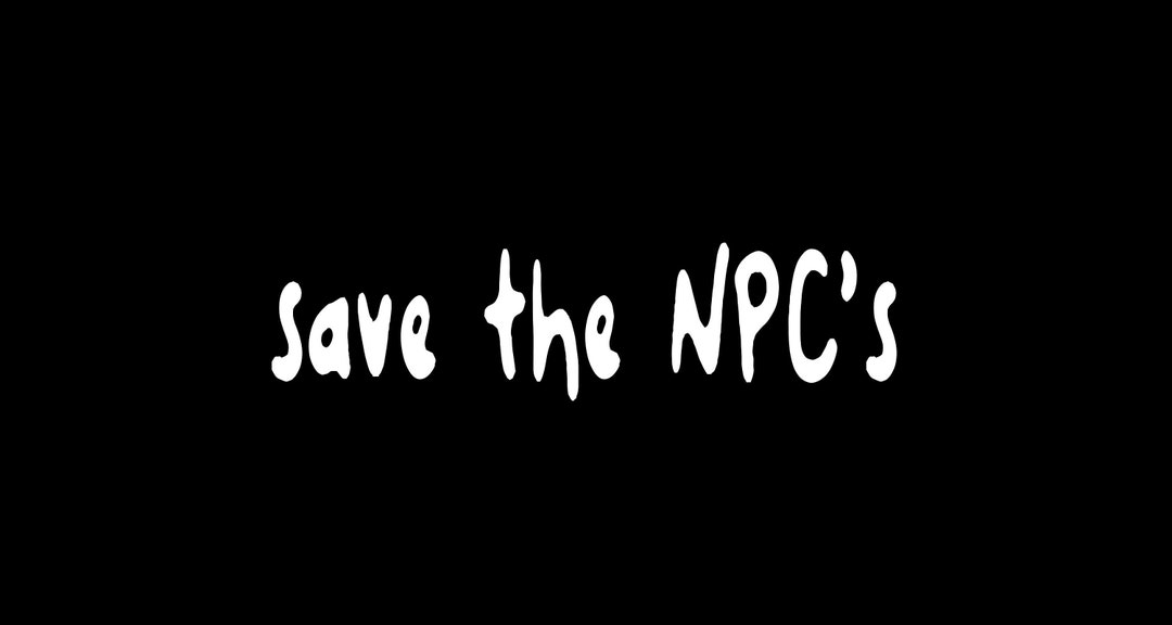 Save the Npcs Die Cut Decal - Etsy