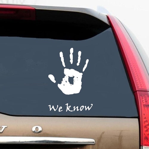 Skyrim Inspired We Know Vinyl Decal Dark Brotherhood Sticker - Etsy