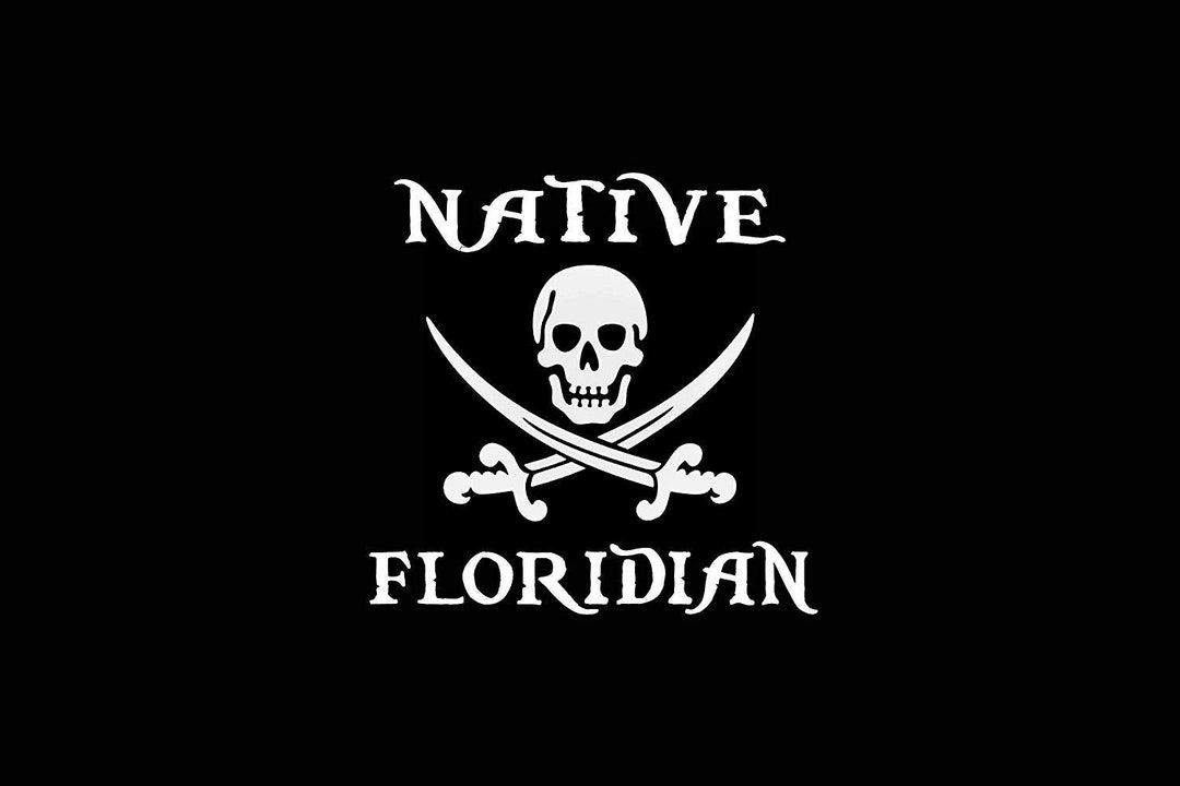 Native Floridian Decal Choose Size and Color - Etsy