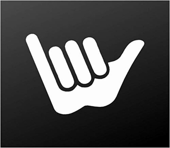 Hang Loose Decal Choose Size and Color | Etsy