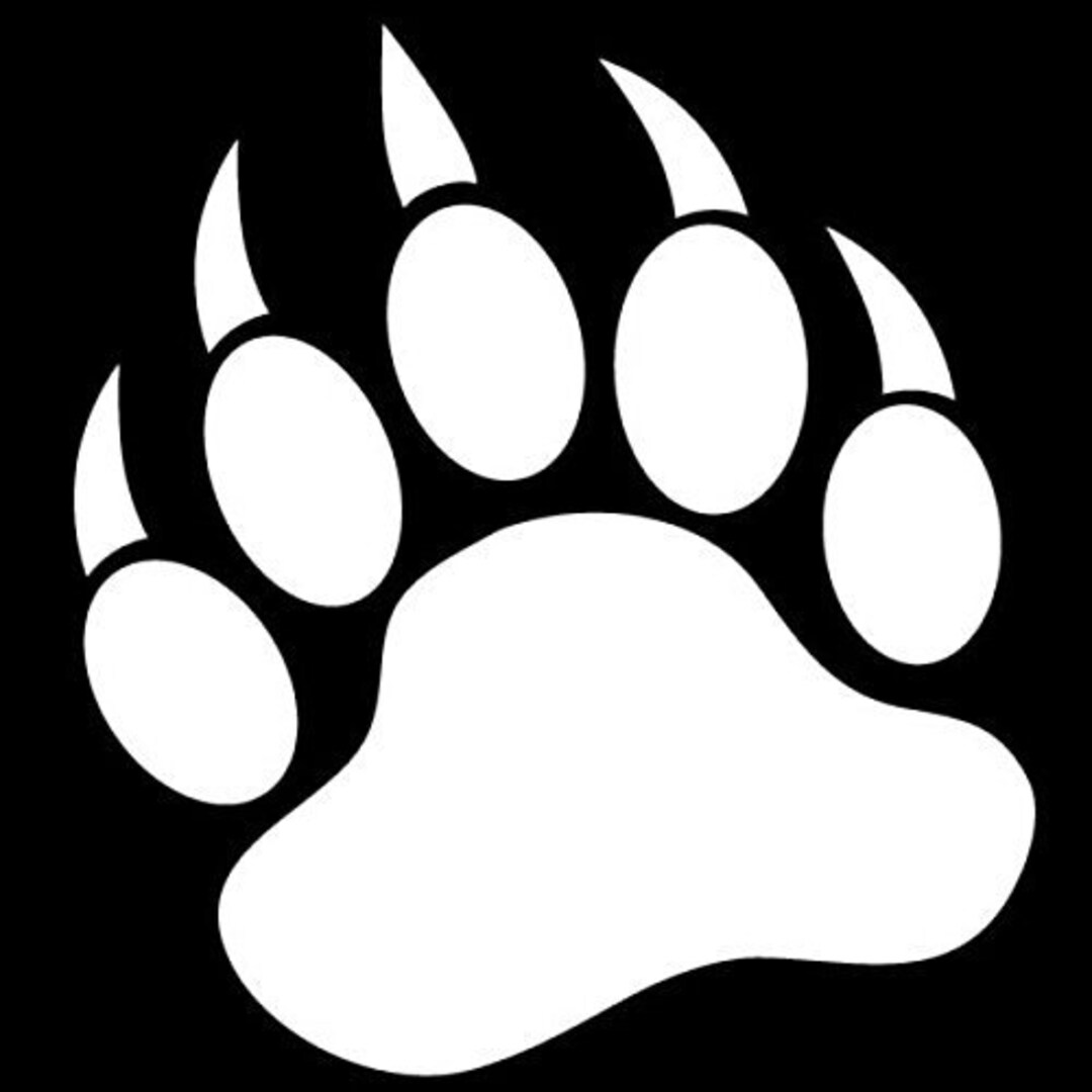 Bear Claw Decal Choose Size and Color - Etsy