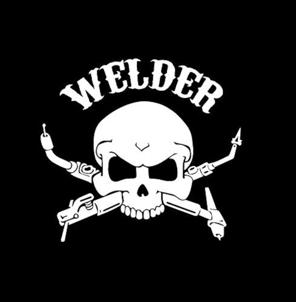 Welder Decal White Choose Size - Etsy