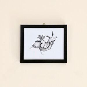 DIGITAL FILE "spotty Nudibranch" Ink Drawing Printable Art - Etsy