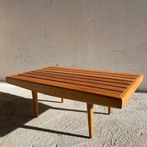 Mid Century Bench - Etsy