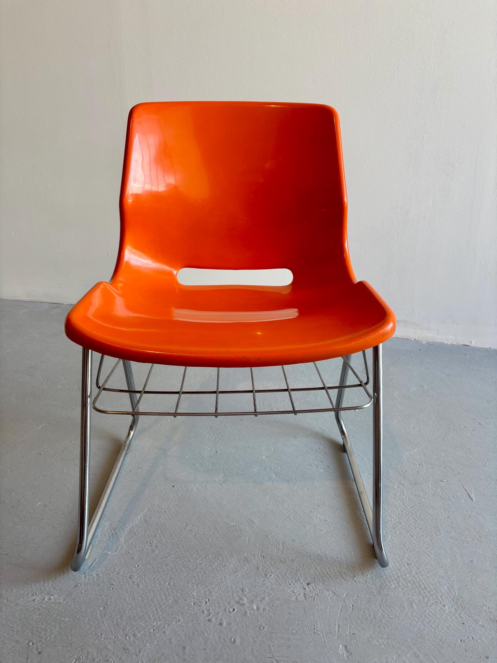 Vintage Orange Chair/ Made by Overman/ Sweden/ 1970s - Etsy