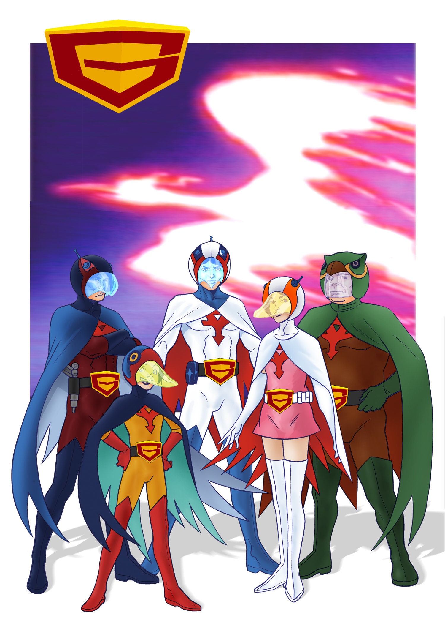 Gatchaman Bataille des Planètes G-Force - Etsy France