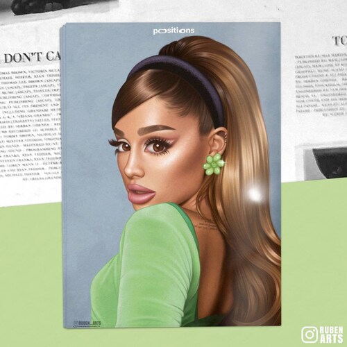 Ariana Grande Sticker '3435' Pop Positions - Etsy
