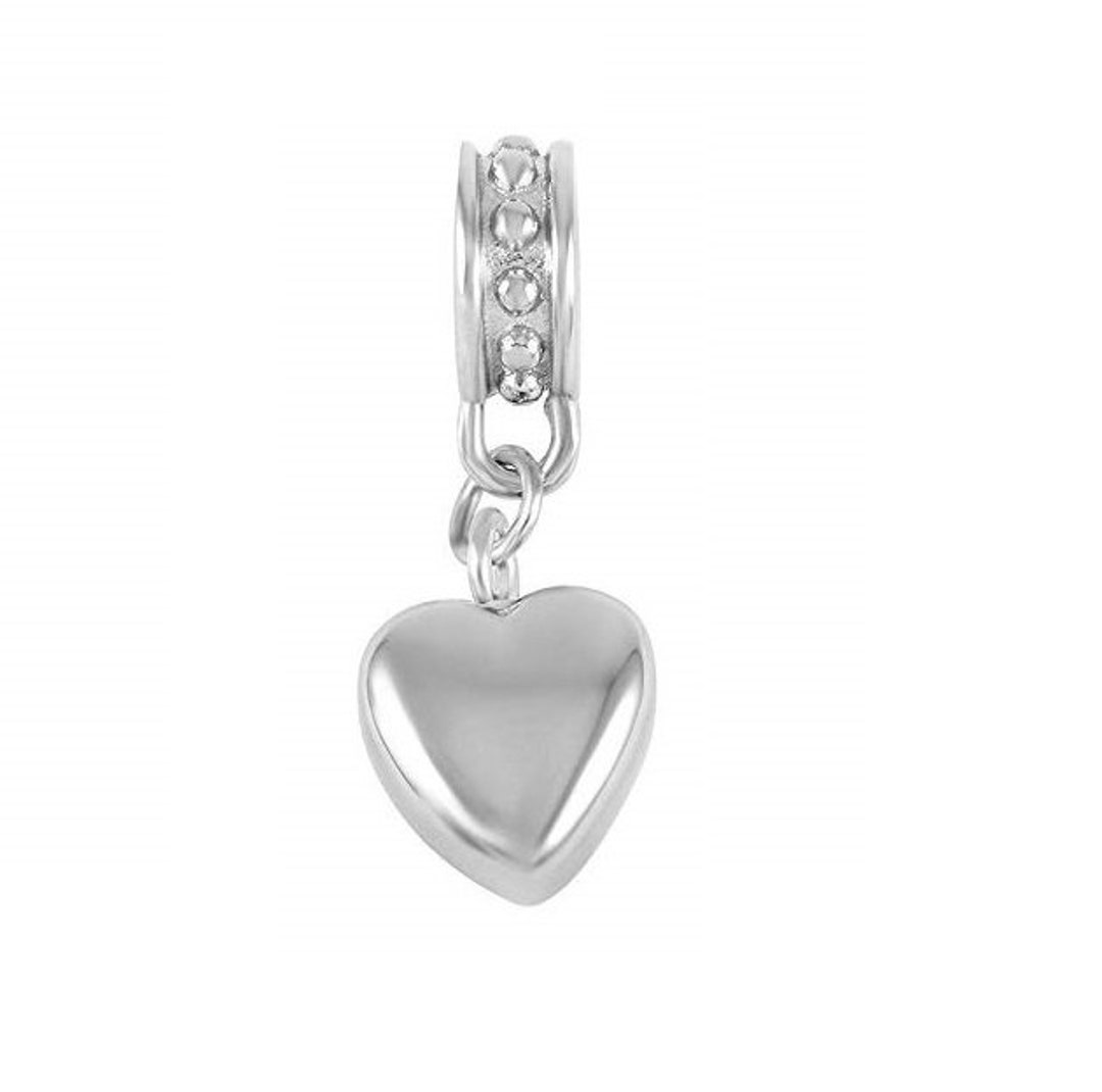 CREMATION JEWELLERY Ashes Urn Heart Charm for Bracelet Keepsake ...