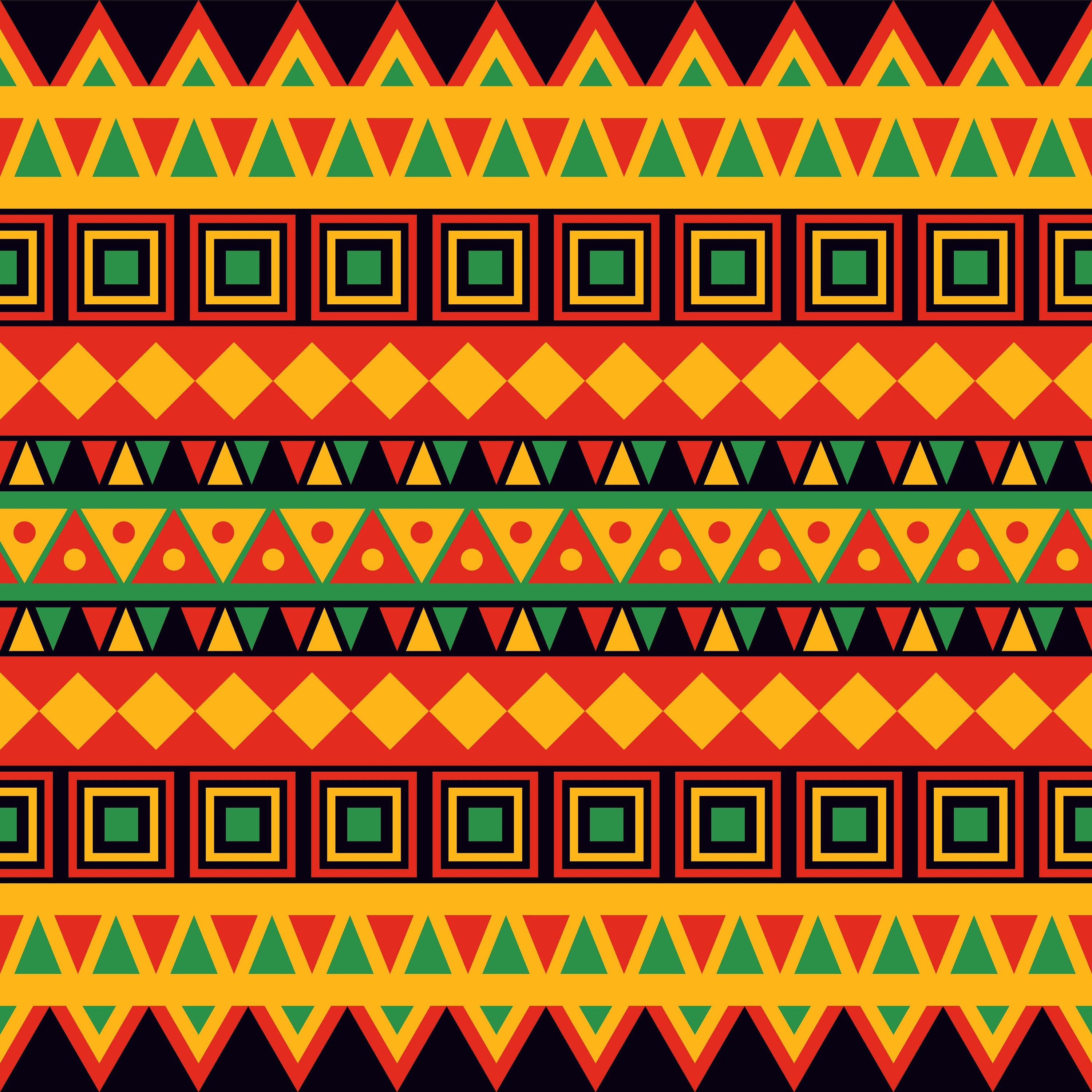6 Hand Made African Digital Scrapbook Paper African Background Kwanzaa ...