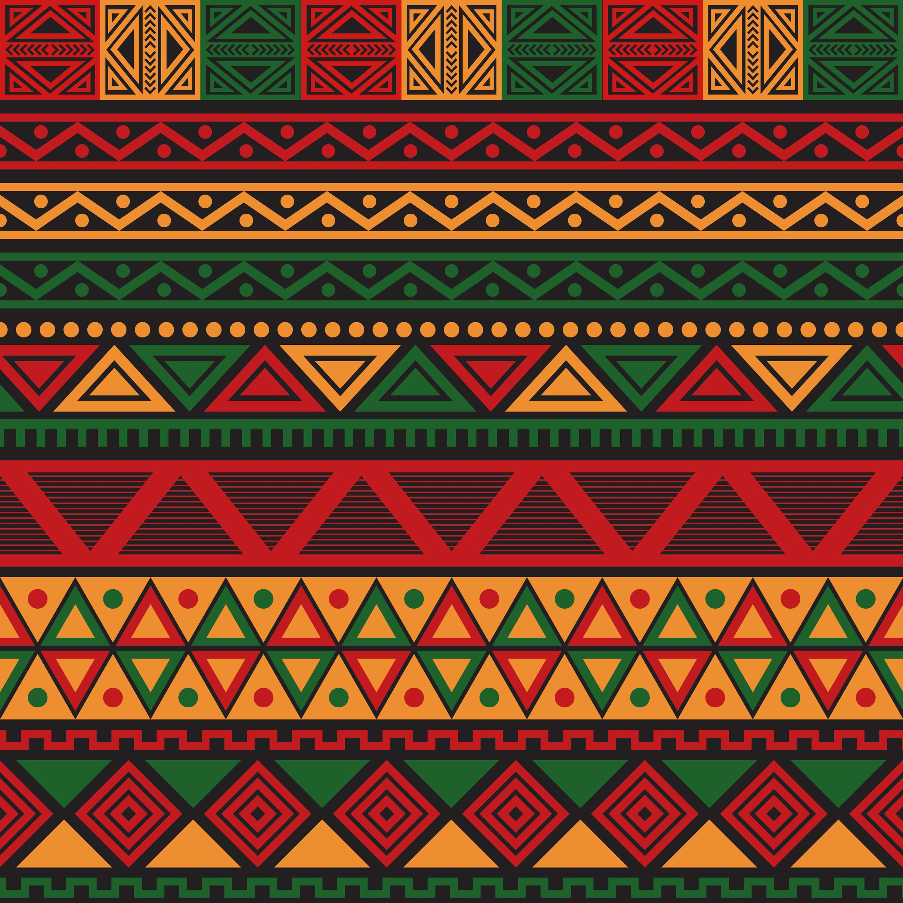 6 Hand Made African Digital Scrapbook Paper | African Background ...