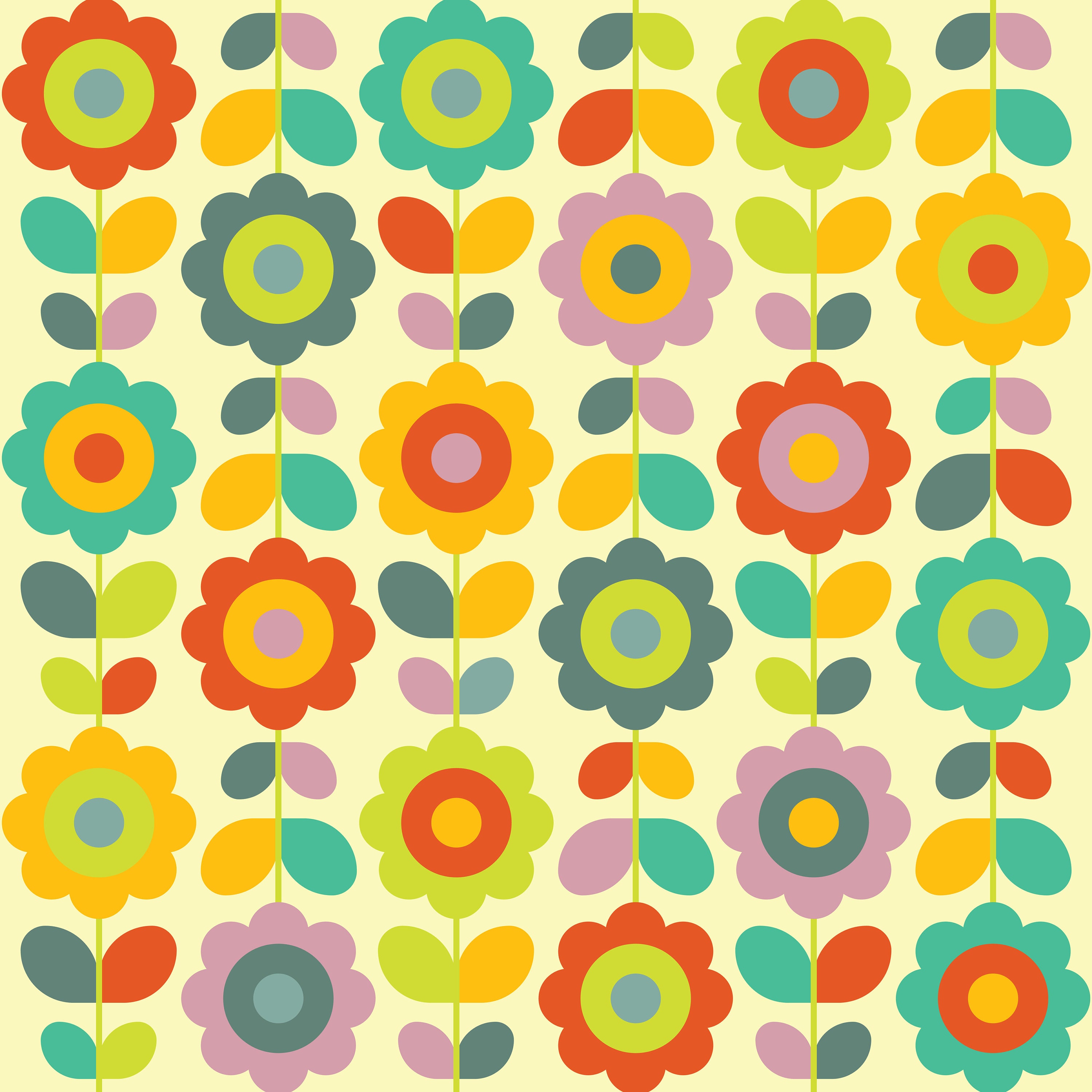 Retro Digital Paper Retro Scrap Book Retro Digital Pattern - Etsy