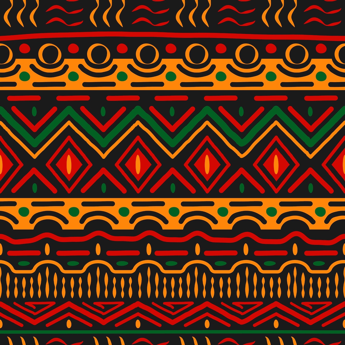 6 Hand Made African Digital Scrapbook Paper | African Background ...