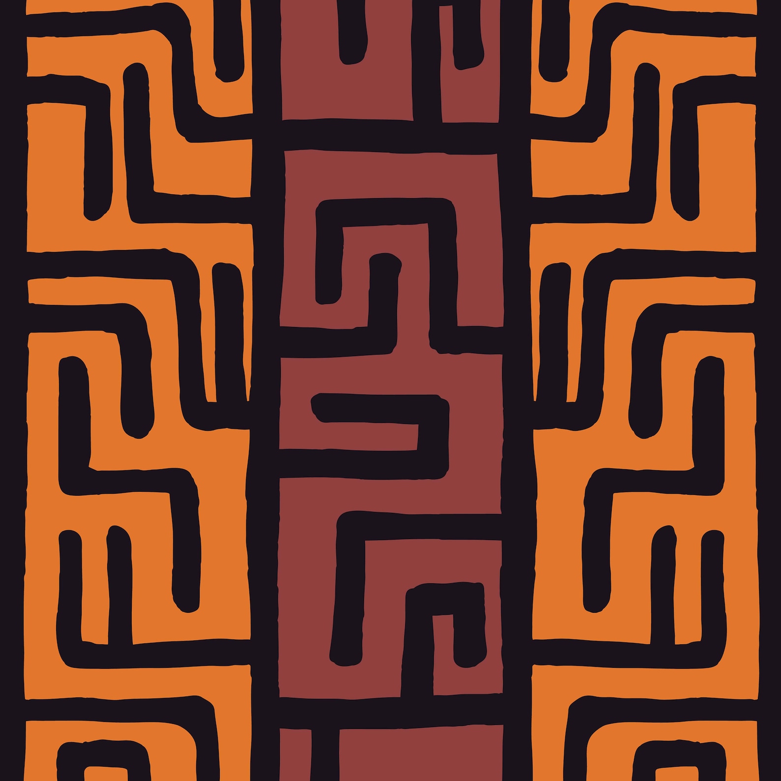 6 Hand Made African Digital Scrapbook Paper | African Background ...