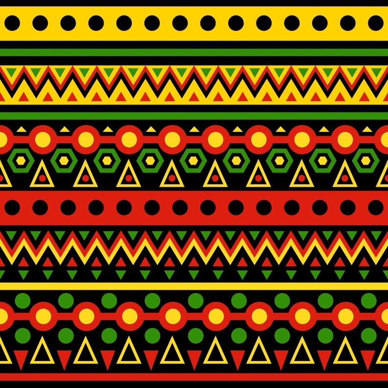 6 Hand Made African Digital Scrapbook Paper | African Background ...