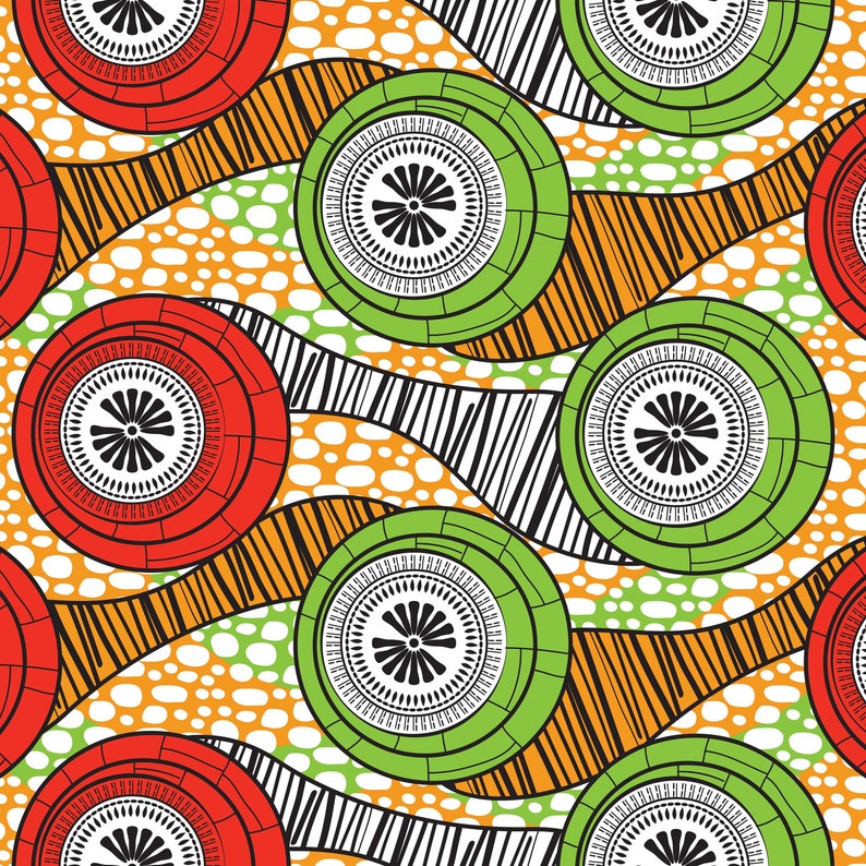 6 Hand Made African Digital Scrapbook Paper | African Background ...