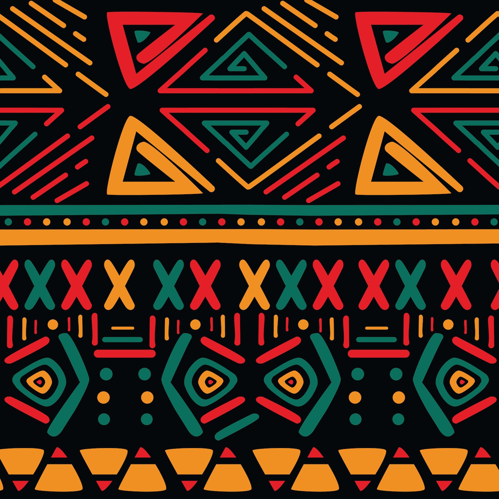 6 Hand Made African Digital Scrapbook Paper | African Background ...