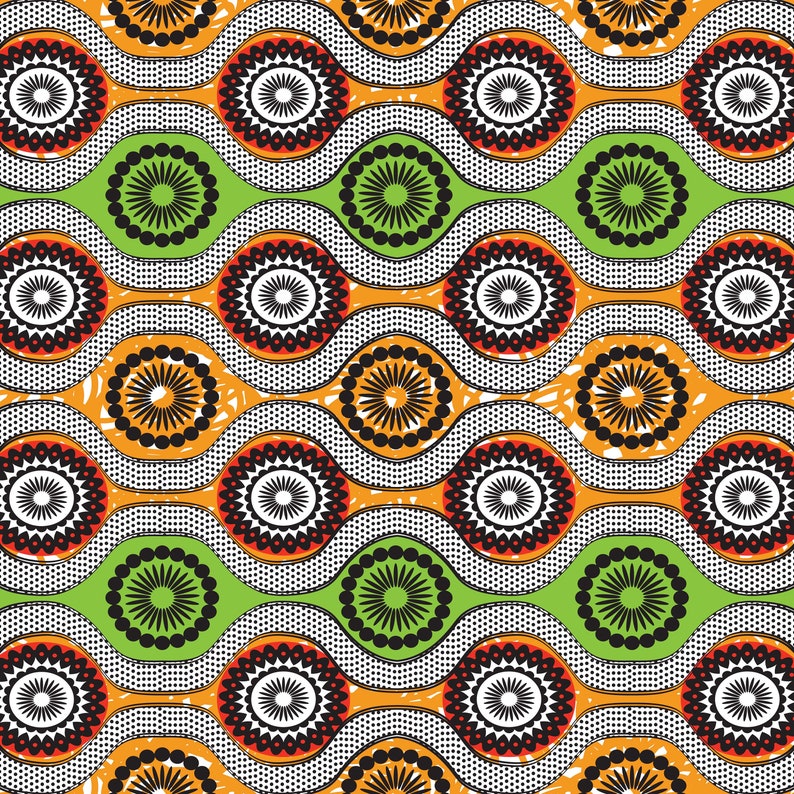 6 Hand Made African Digital Scrapbook Paper | African Background ...