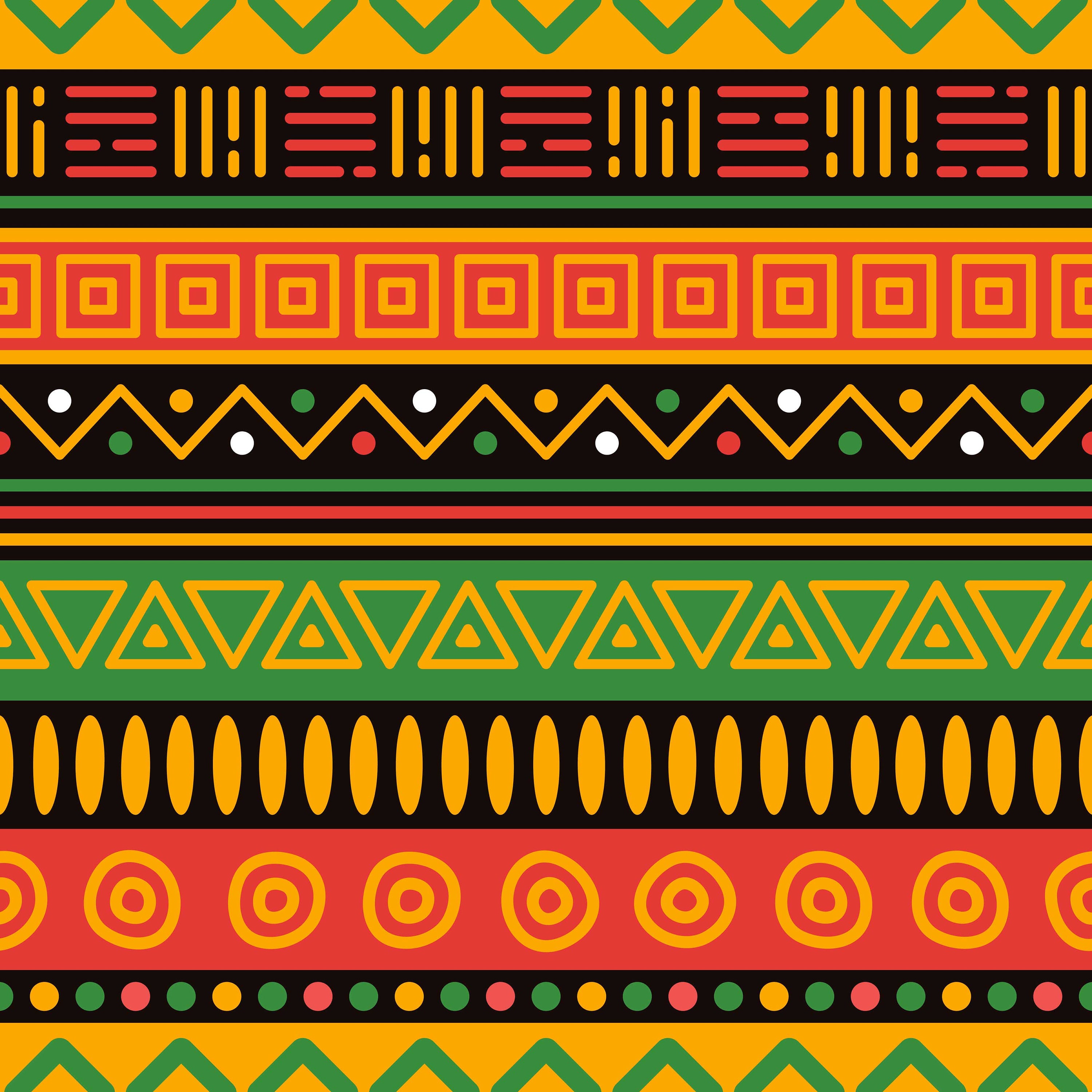 6 Hand Made African Digital Scrapbook Paper | African Background ...