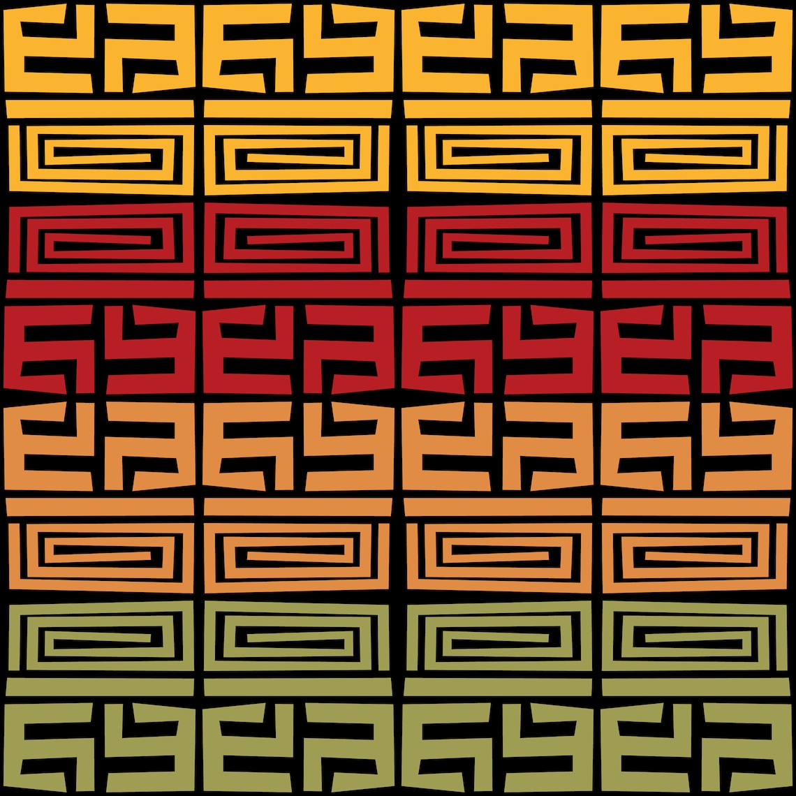 6 Hand Made African Digital Scrapbook Paper African - Etsy