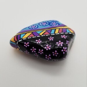 Hippie Rock - Handpainted Natural Stone. - Etsy
