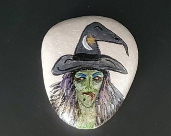 Painted Witch Rock - Etsy