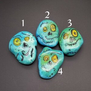 Halloween Monster Painted Rock - Etsy