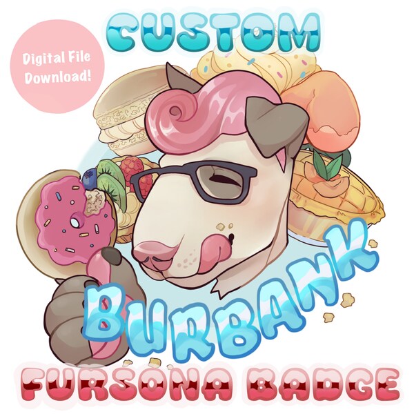 Fursona Digital Badge - Etsy