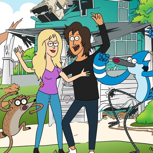 Regular Show Custom Portrait Regular Show Family Portrait - Etsy