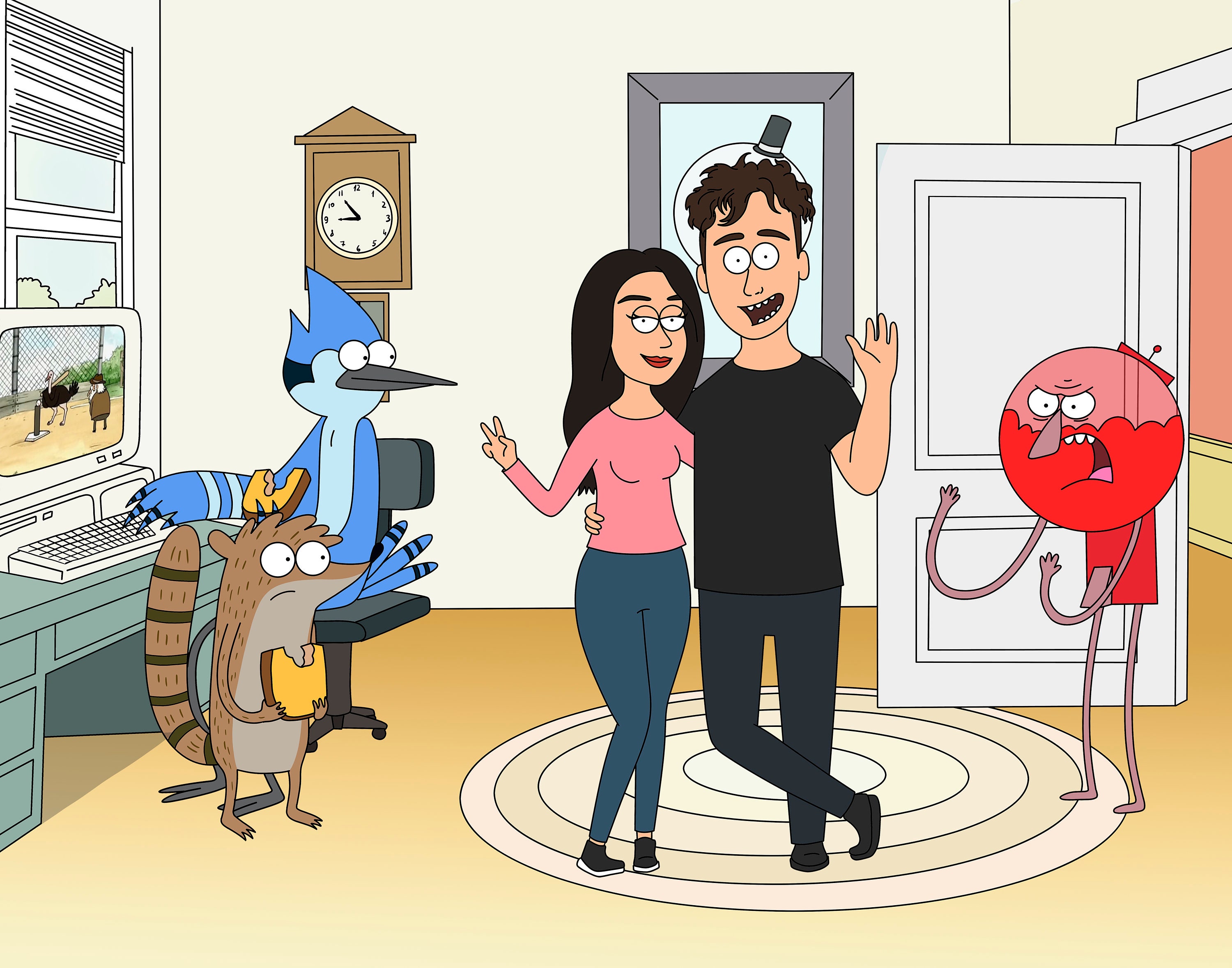 Regular Show Custom Portrait Regular Show Family Portrait - Etsy