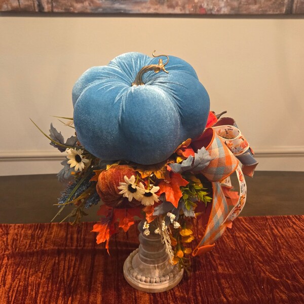 Teal Fall Decor - Etsy