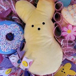 Large Peeps Swag,peeps Easter Wreath,sugar Bunnies Wreath,marshmallow ...