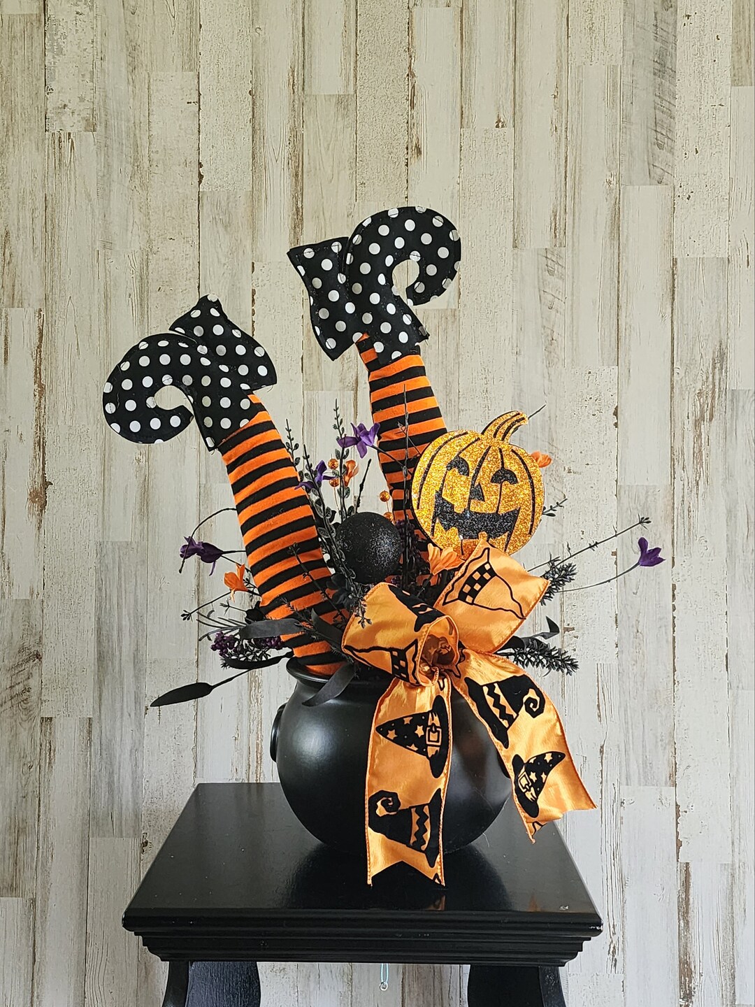 Cauldron Centerpiece,halloween Witches Cauldron,halloween Centerpiece ...