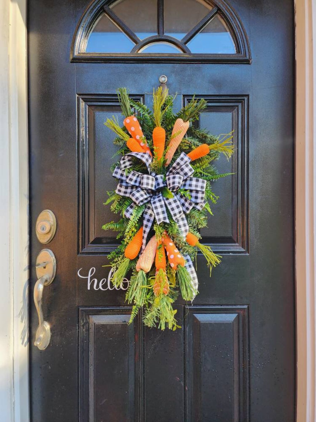 Carrot Spring Swags,double Door Swags for Spring,easter Wreaths With ...